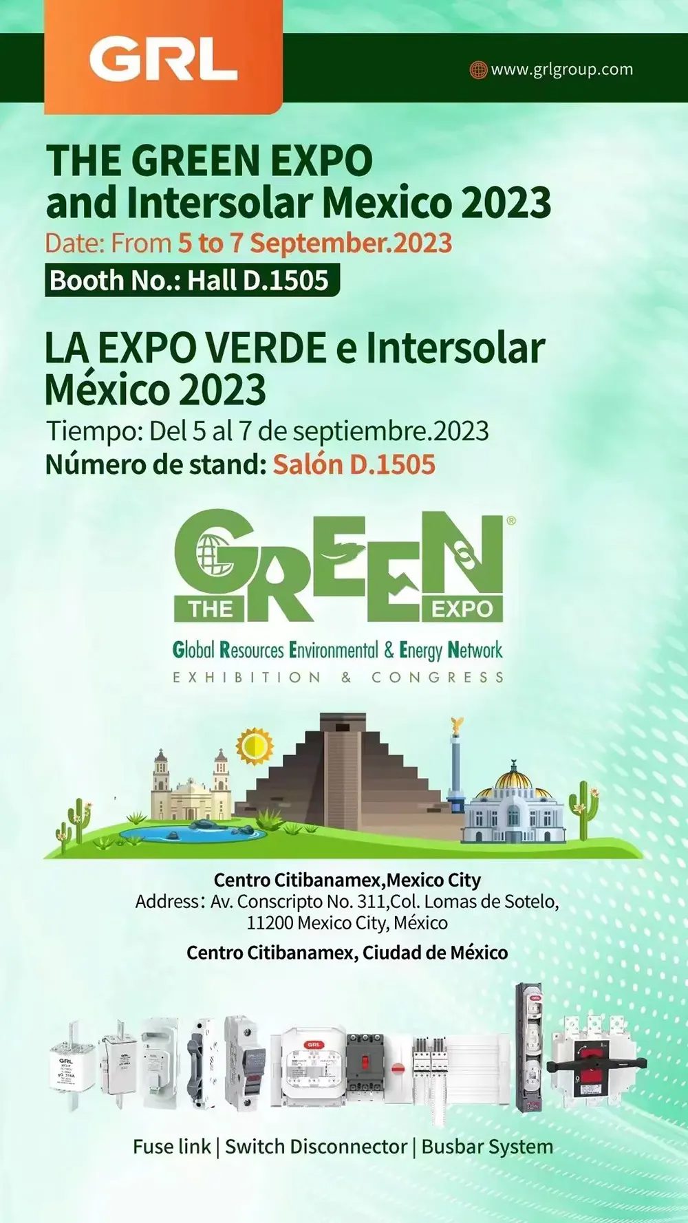 Exhibition Information | GRL Electric Appears at Intersolar Mexico in ...