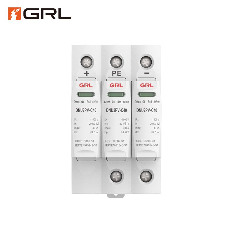 GRL DC 1500V PV SPD Solar Surge Protection Device Factory
