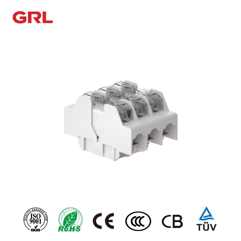 DNF1-00-3P series blade fuse holder NH00 Fuse link - GRL GRUOP